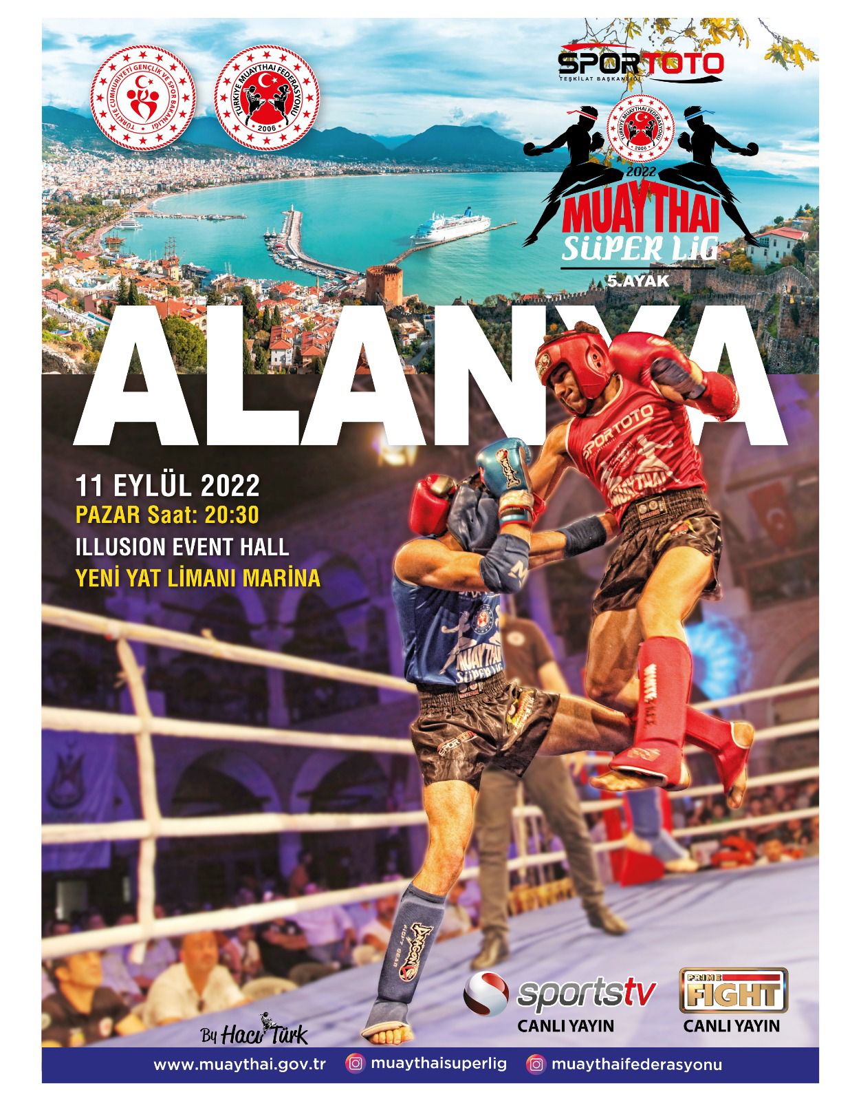SPORTOTO MUAYTHAİ SÜPER LİGİ 5. AYAK – ALANYA – TÜRKİYE MUAYTHAI FEDERASYONU
